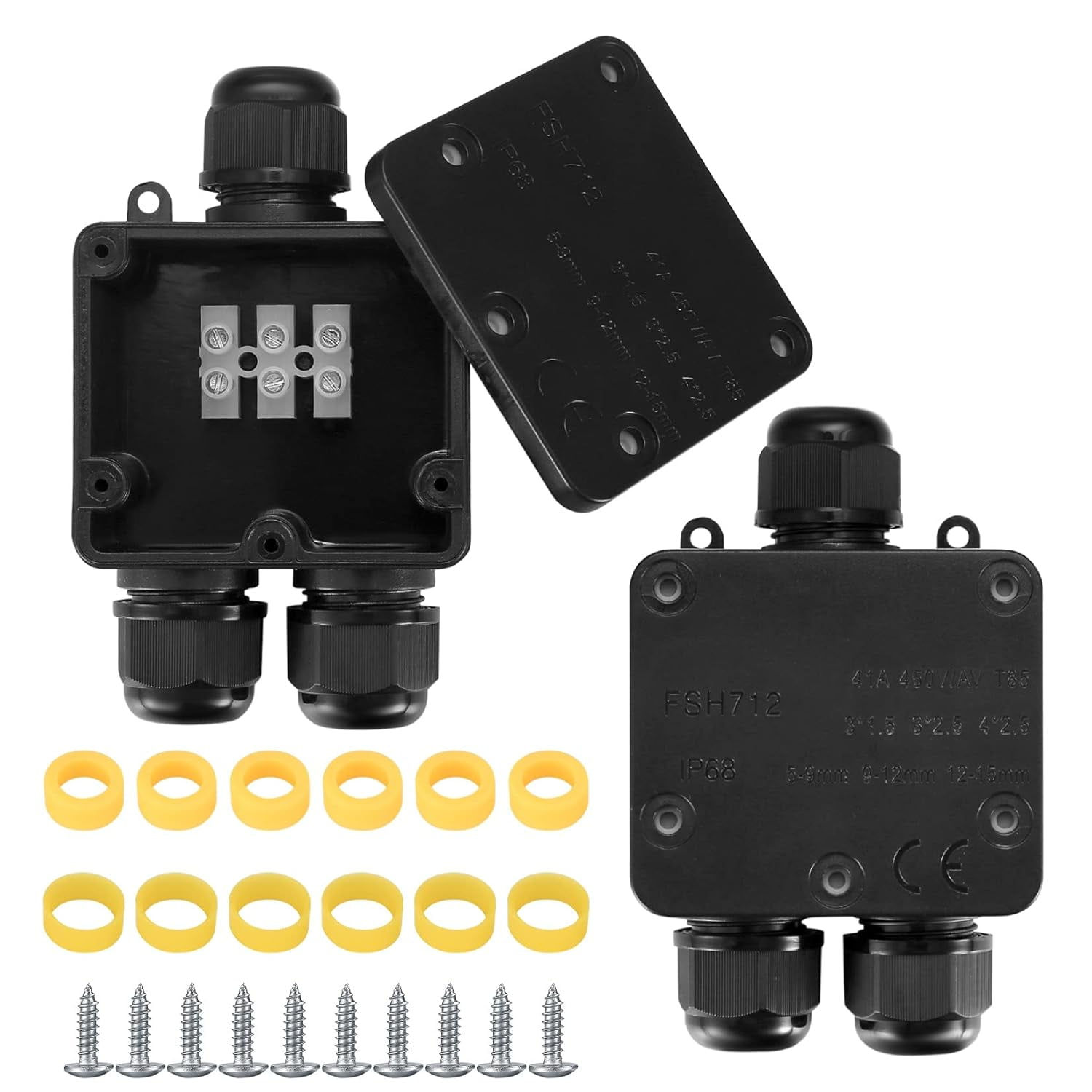 Outdoor Waterproof Junction Box, Pa66 High-quality Material For Led ...