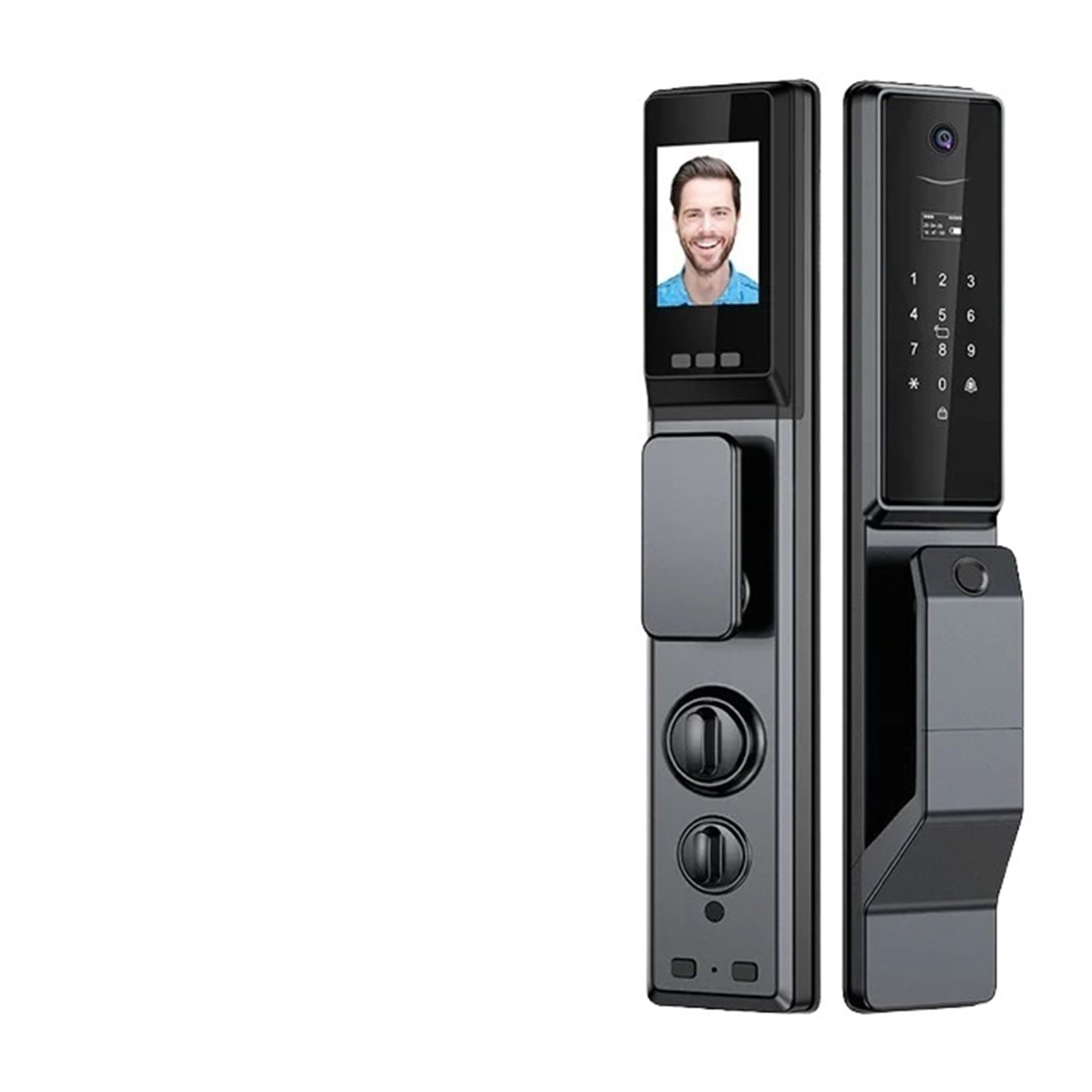 Outdoor Waterproof Lock Face Fingerprint Camera Smart Door Lock ...