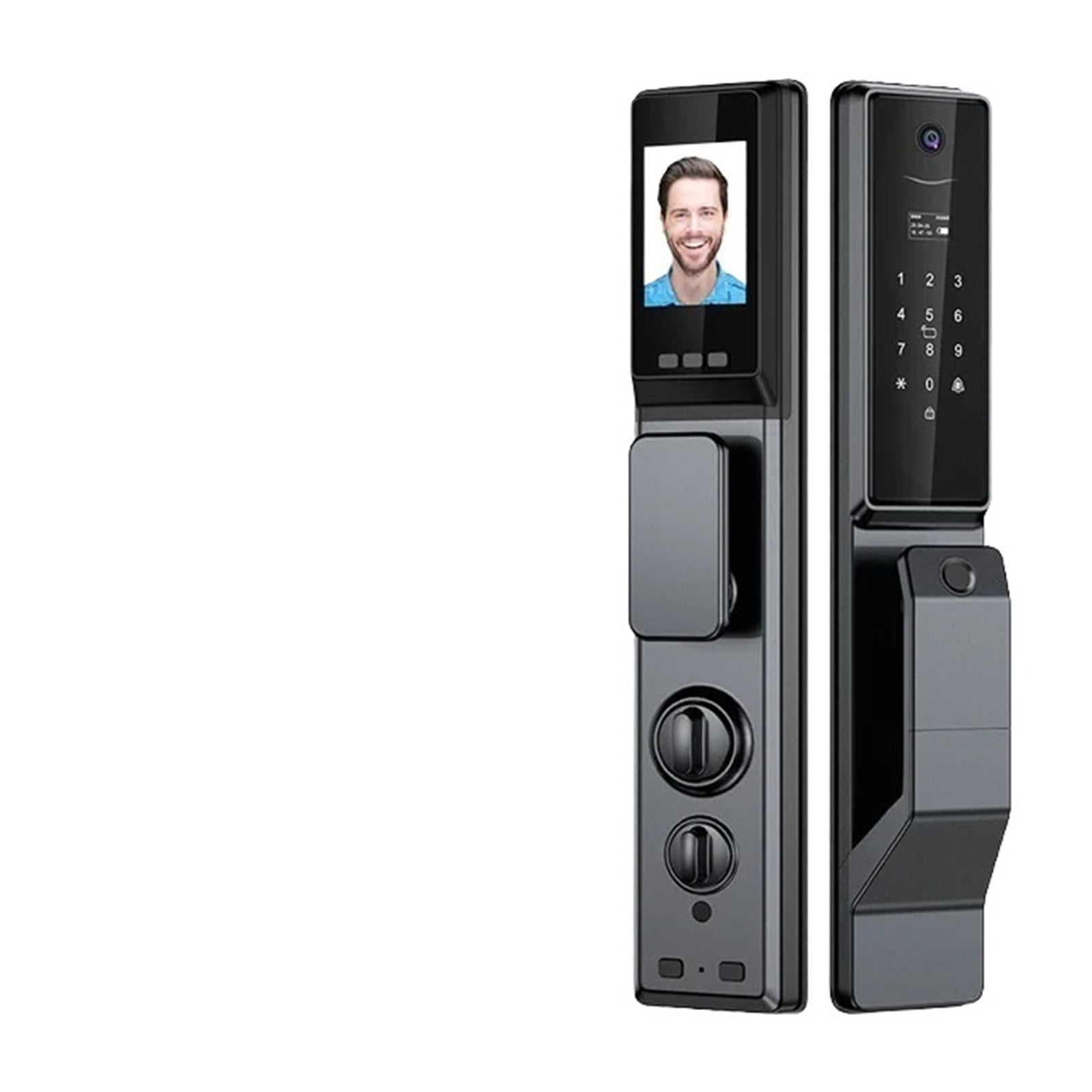 Outdoor Waterproof Lock Face Fingerprint Camera Smart Door Lock ...