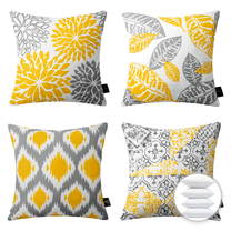 Phantoscope Outdoor Waterproof Decorative Throw Pillow, 18" x 18 ...