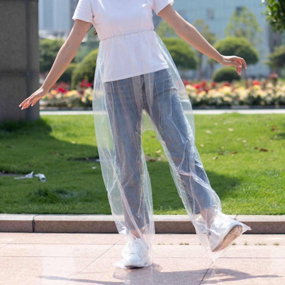 Outdoor Waterproof Oil Resistant Foot Sealing Rain Pants Disposable ...