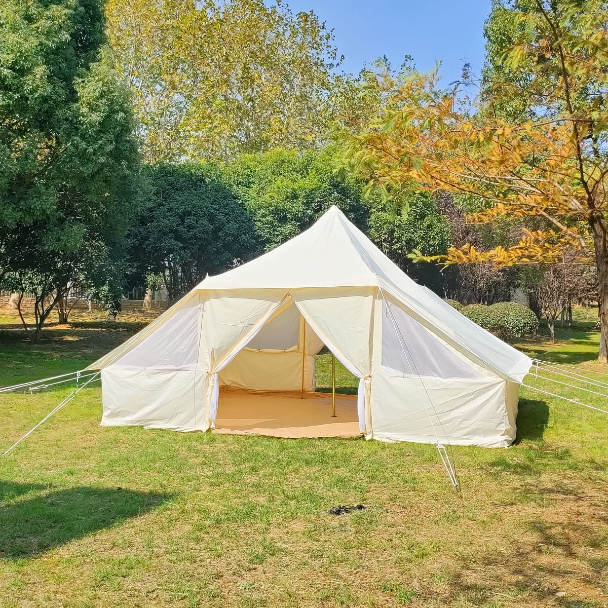 Outdoor Waterproof Oxford Cloth Family Camping Touareg Tent Luxury ...
