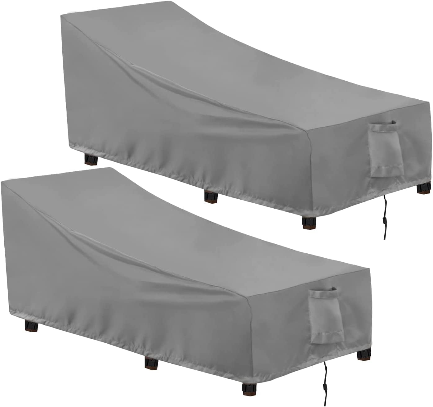 Outdoor Waterproof Patio Chaise Lounge Chair Cover - UV Resistant ...