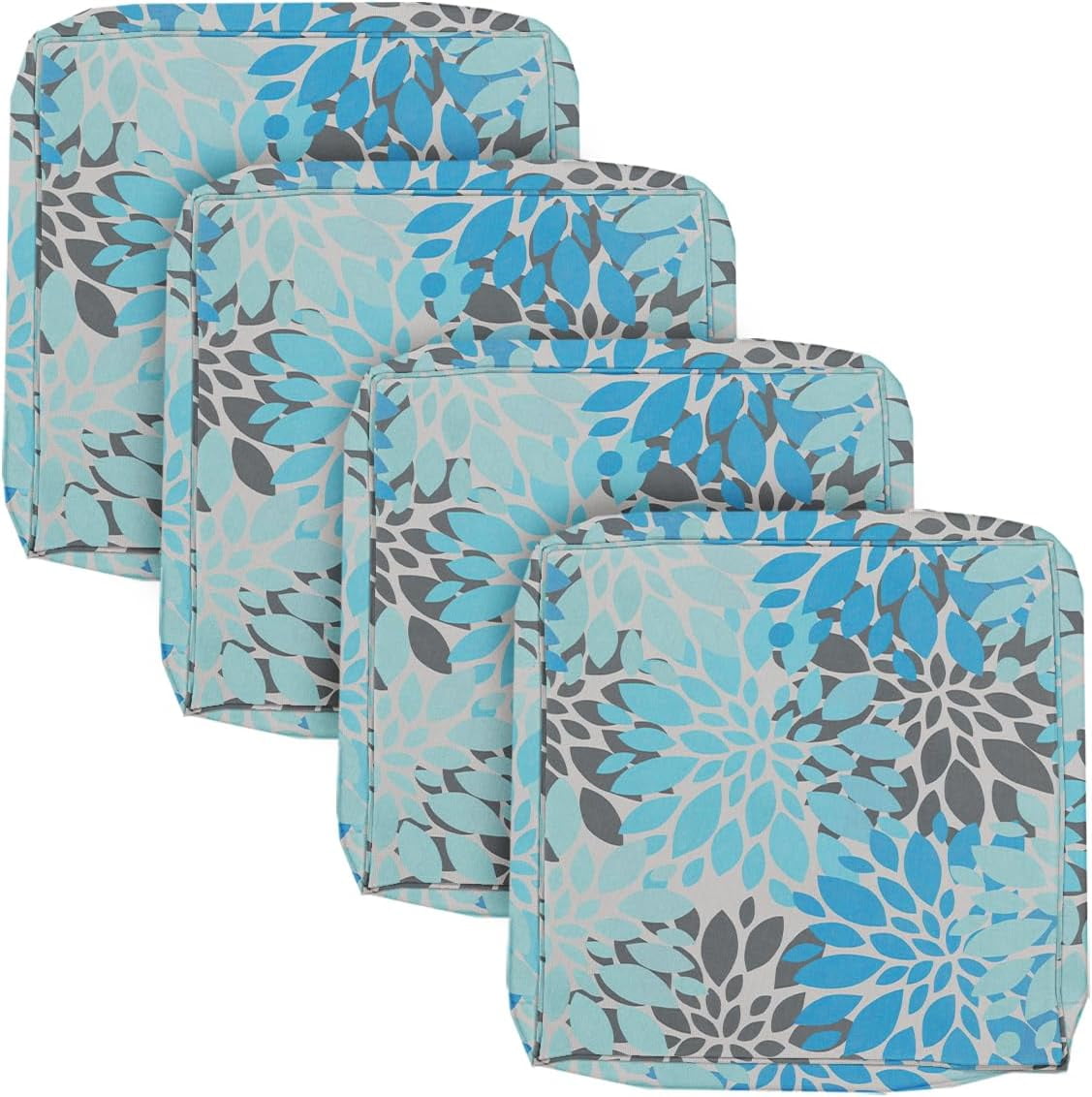 Outdoor Waterproof Patio Cushion Covers 22" X 20" X 4" Set of 4 ...