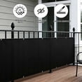 Outdoor Waterproof Privacy Screen, Balcony Fence Shade Cloth ...