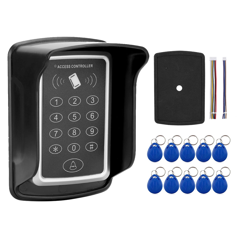 Outdoor Waterproof RFID Card Access Control System with 10 Key Tags ...