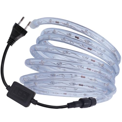 Outdoor Waterproof Rope Lights 2M, 110V LED Indoor Tube Lights Warm ...