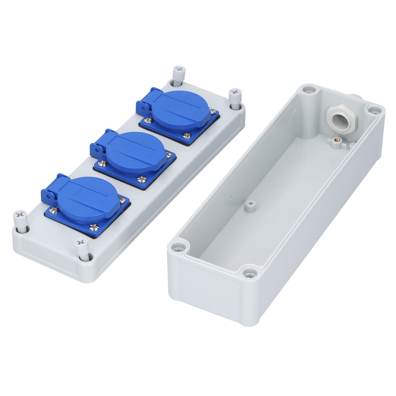 Neyseki Outdoor Waterproof Socket Box with Switch Wall Power Rainproof ...