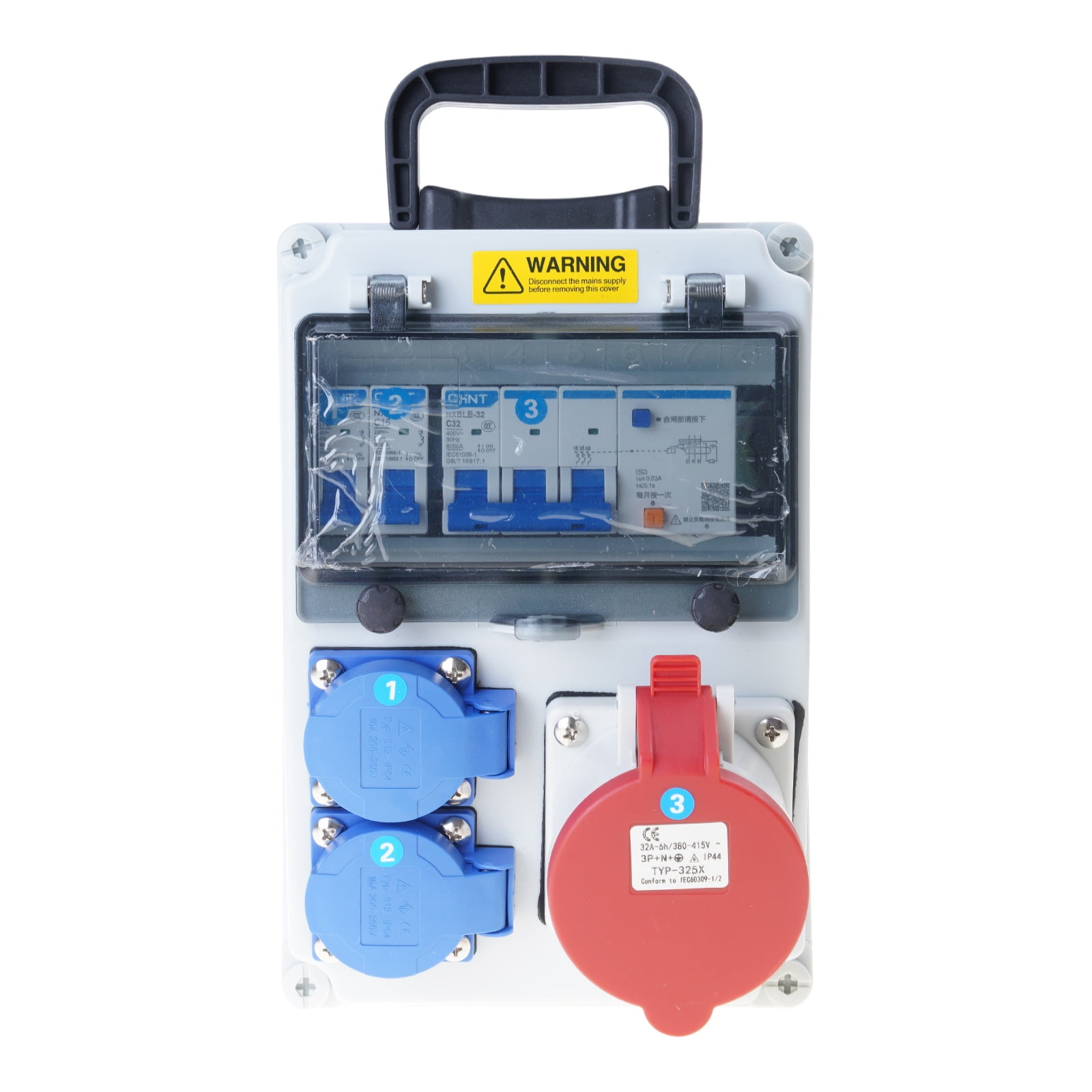 Outdoor Waterproof Switches Socket Box Wall Mounted Socket Portable ...