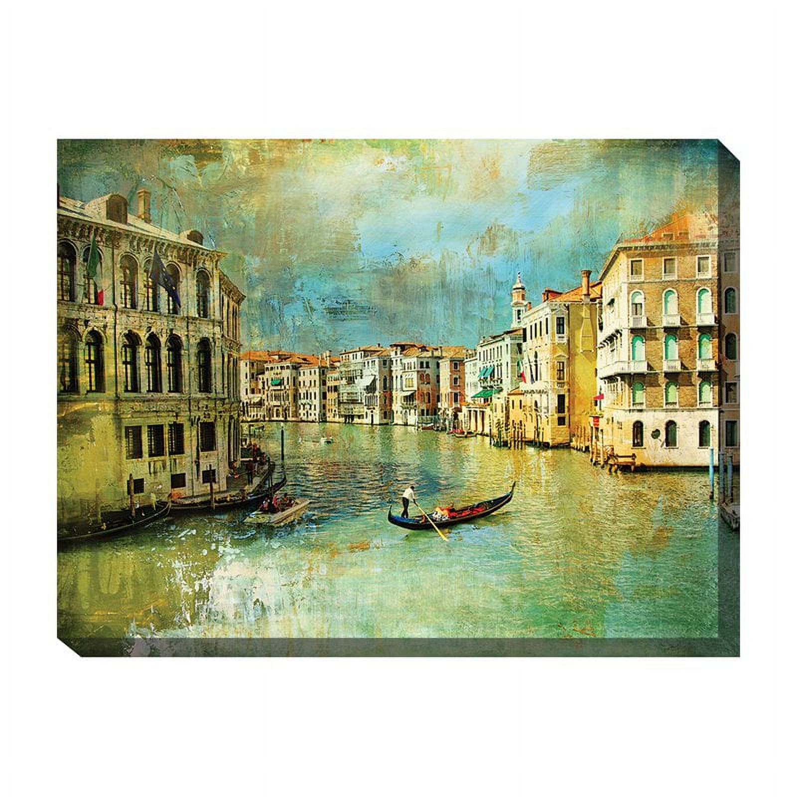 Outdoor Waterproof and Weatherproof Wall Canvas Art, IL GONDOLIERE ...