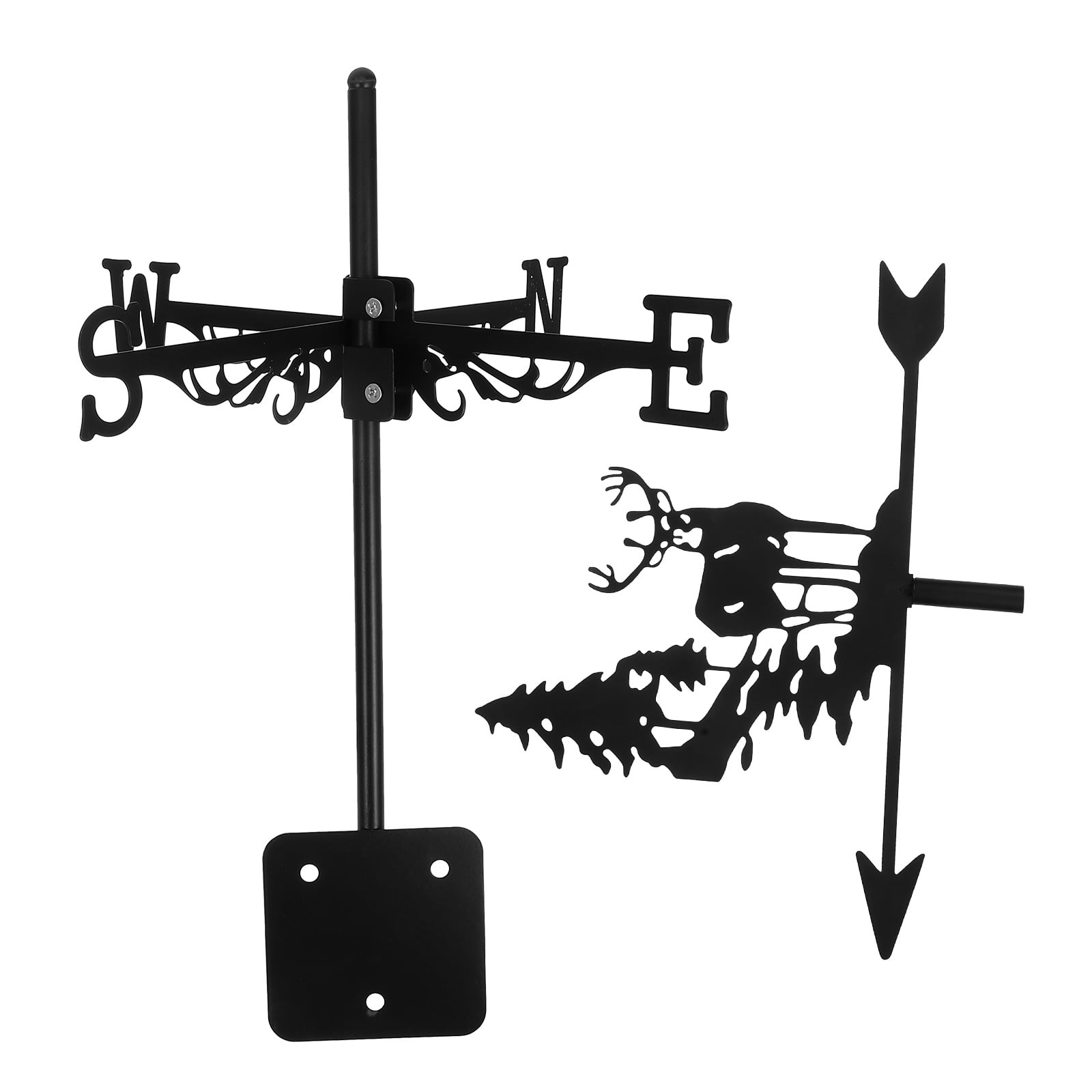 Outdoor Weather Vane Wind Weathervanes for Roofs Mount Weather Vanes ...