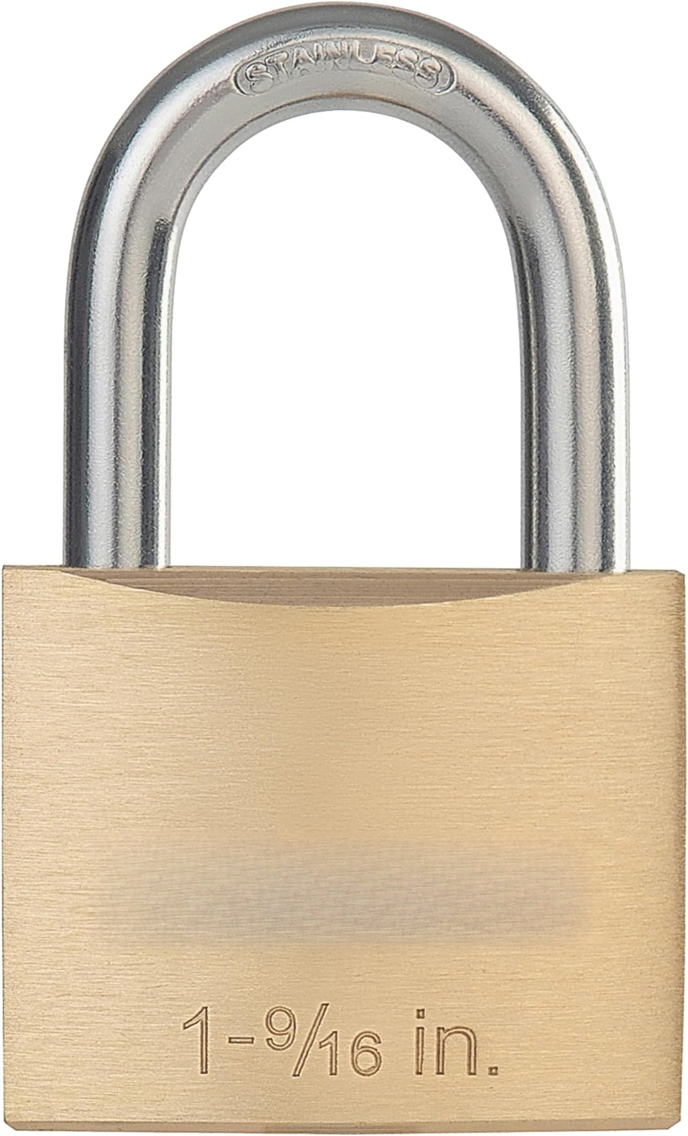Outdoor Weatherproof Padlock with Stainless Shackle and Solid Brass ...