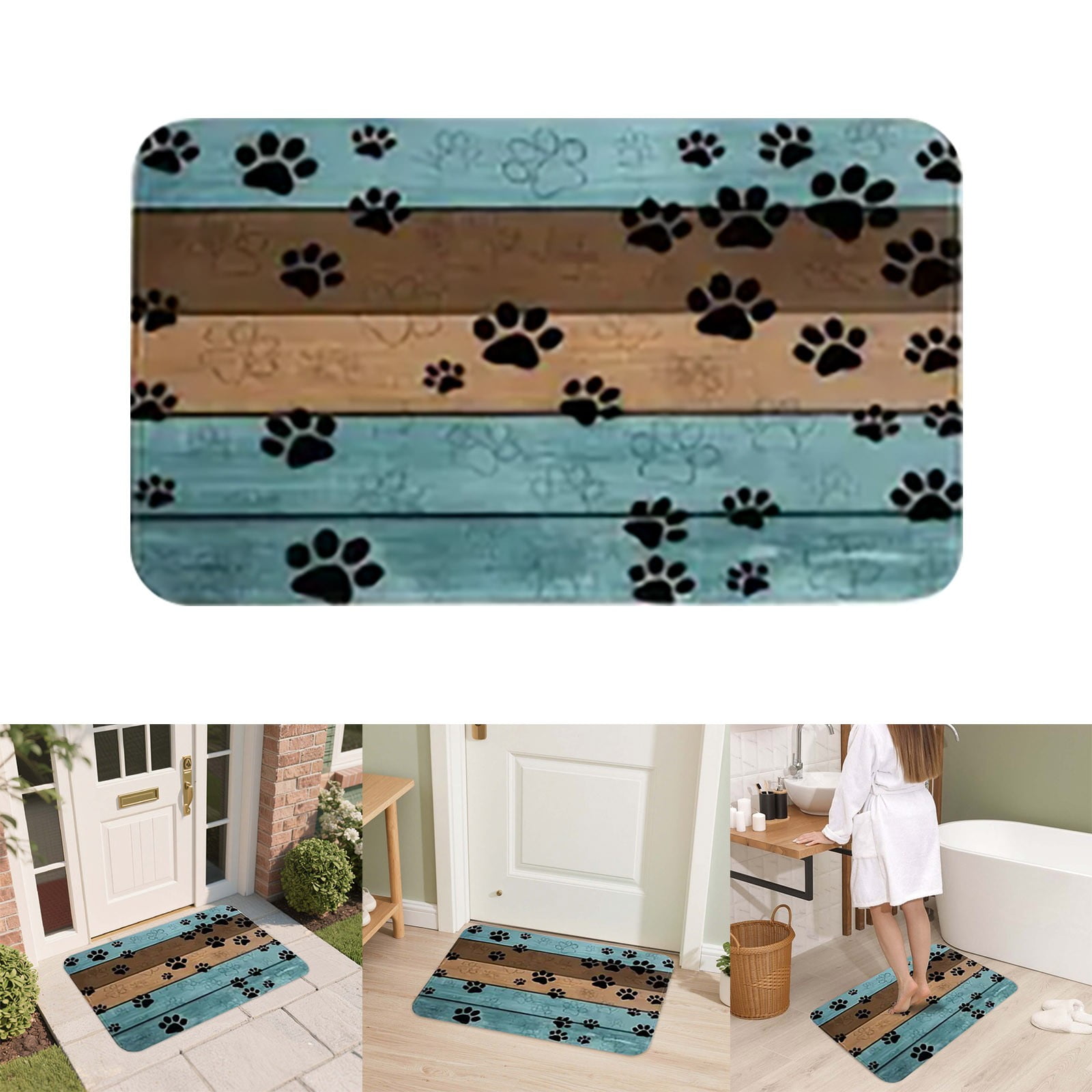 Outdoor Welcome Mat 16"x24" - Non- Front Door Mat for Home Entrance ...
