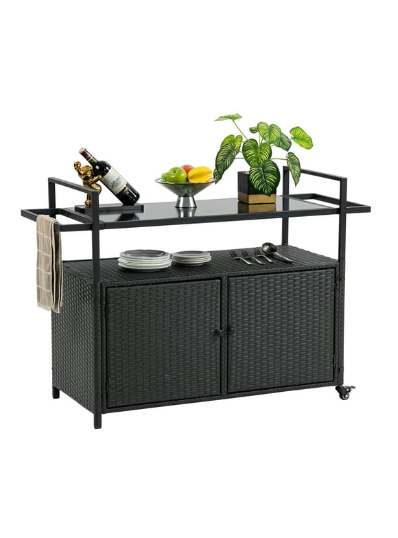 Outdoor Bar Carts in Outdoor Bar Furniture - Walmart.com