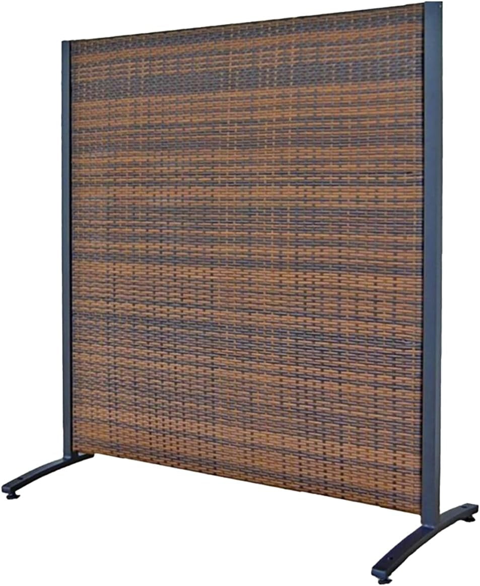Outdoor Wicker Partition 4' x 4' Privacy Screen for Home Patios ...