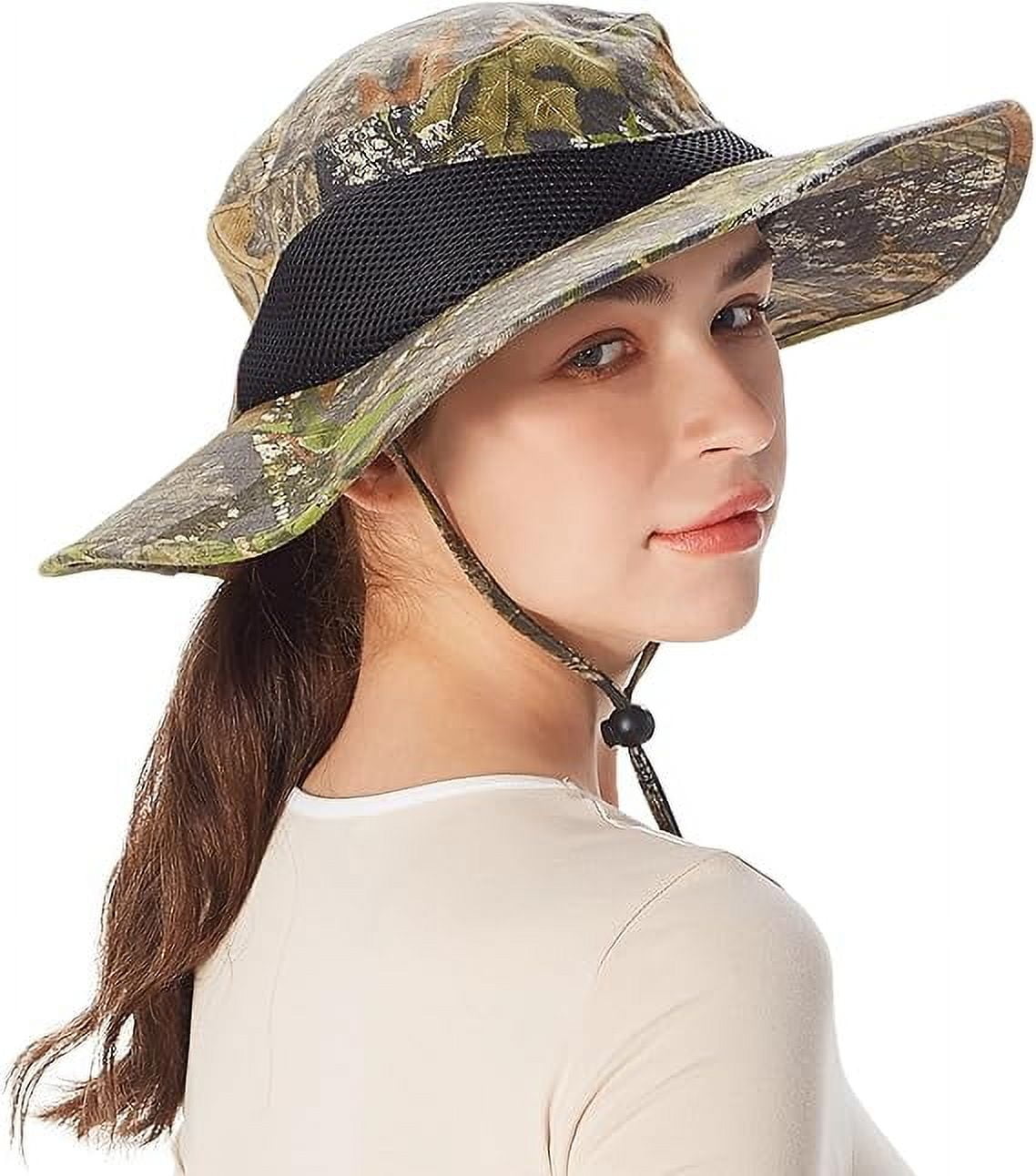 Outdoor Wide Brim Sun Hats Blocking UV Protection Cap UPF 50+ Foldable ...
