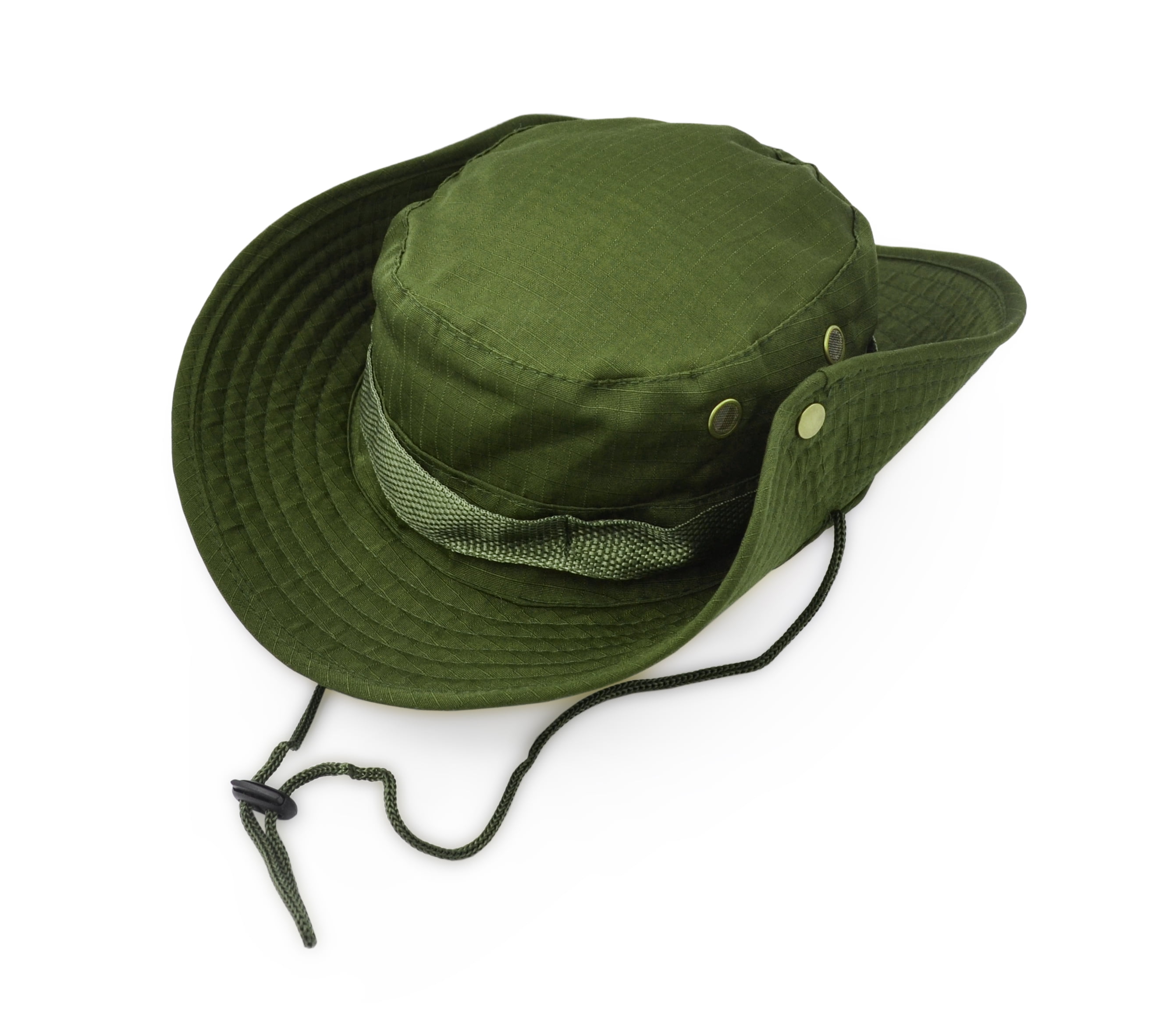 Outdoor Wide Brim Sun Protect Hat, Classic US Combat Army Style Bush ...