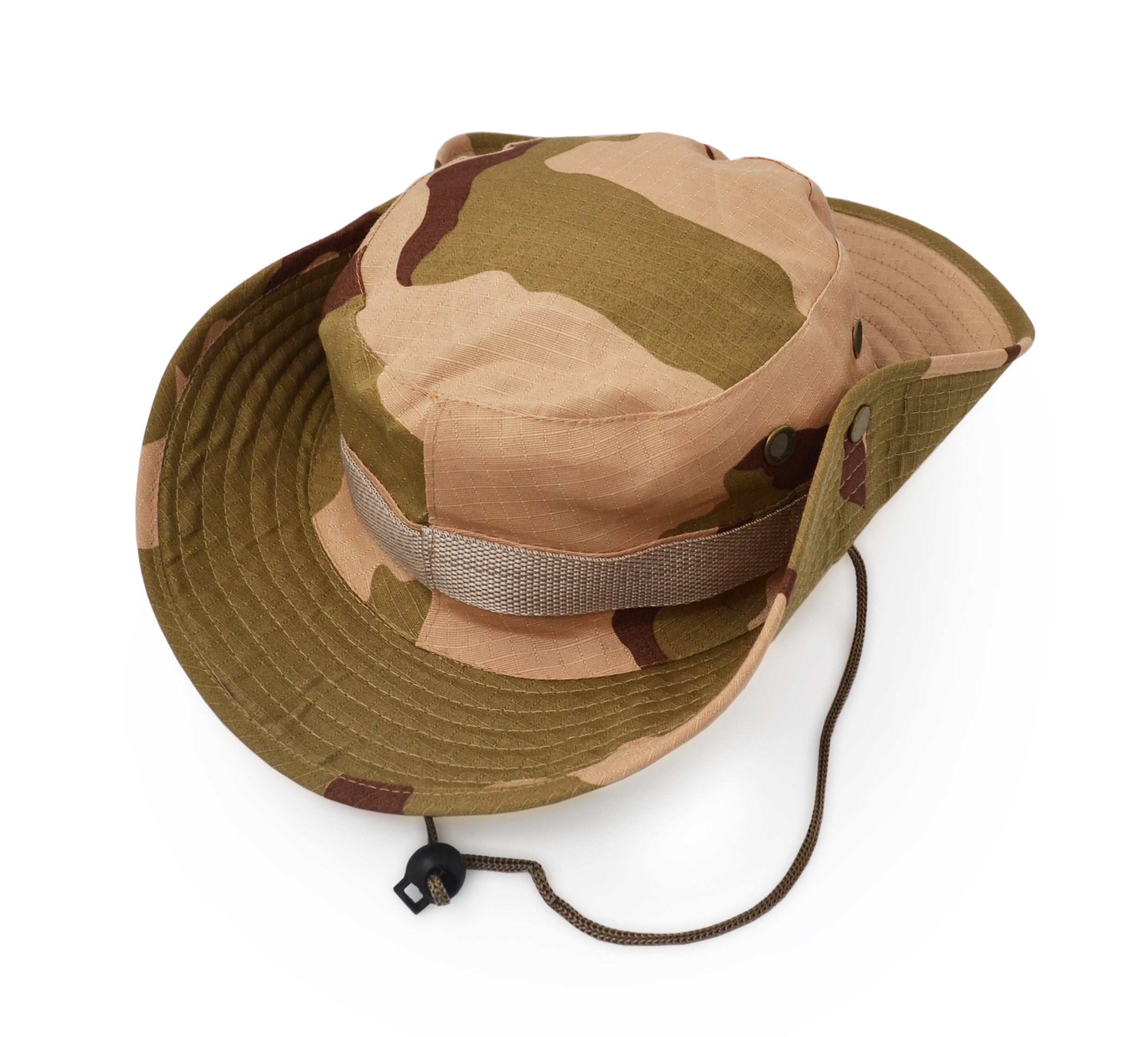 Outdoor Wide Brim Sun Protect Hat, Classic US Combat Army Style Bush ...