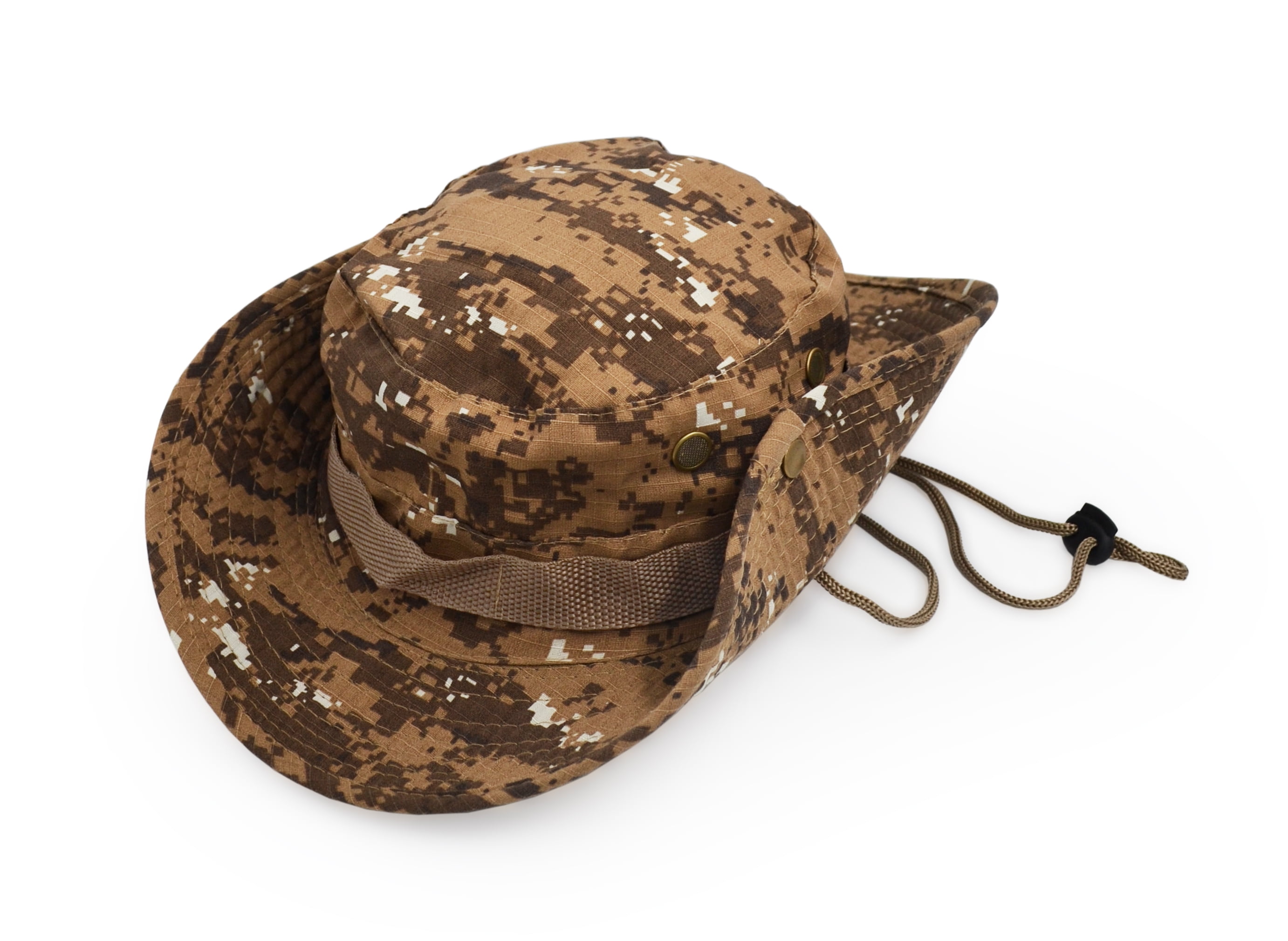 Outdoor Wide Brim Sun Protect Hat, Classic US Combat Army Style Bush ...