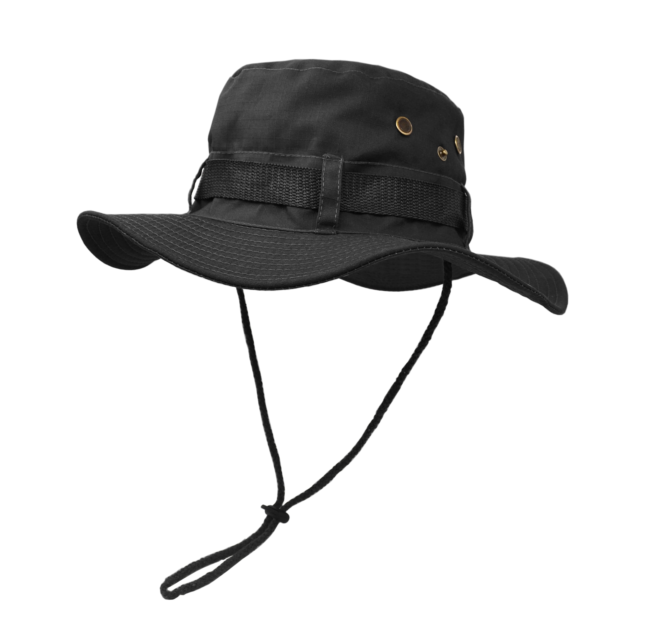 Outdoor Wide Brim Sun Protect Hat, Double Layer Classic US Combat Army ...