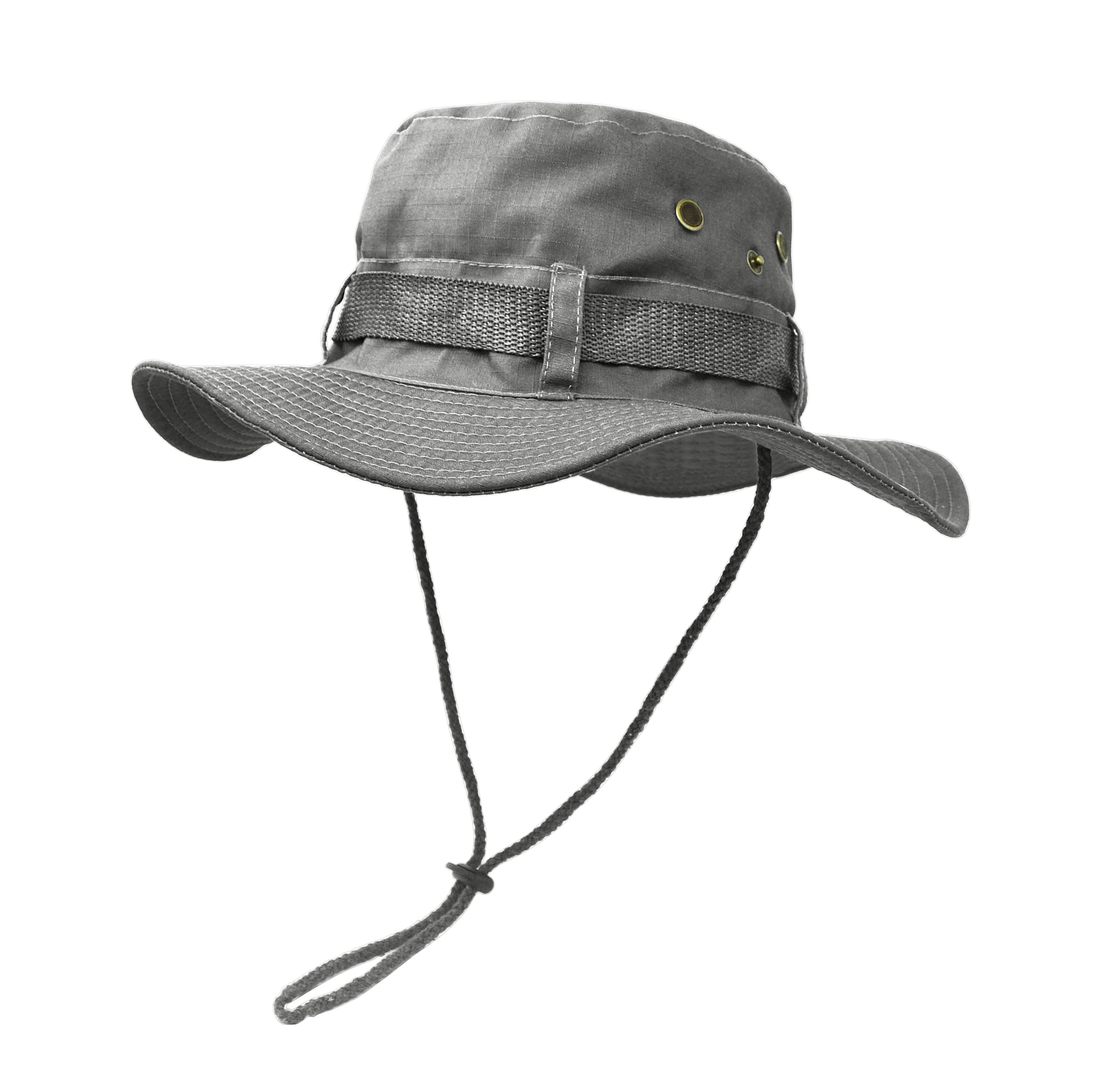 Outdoor Wide Brim Sun Protect Hat, Double Layer Classic US Combat Army ...