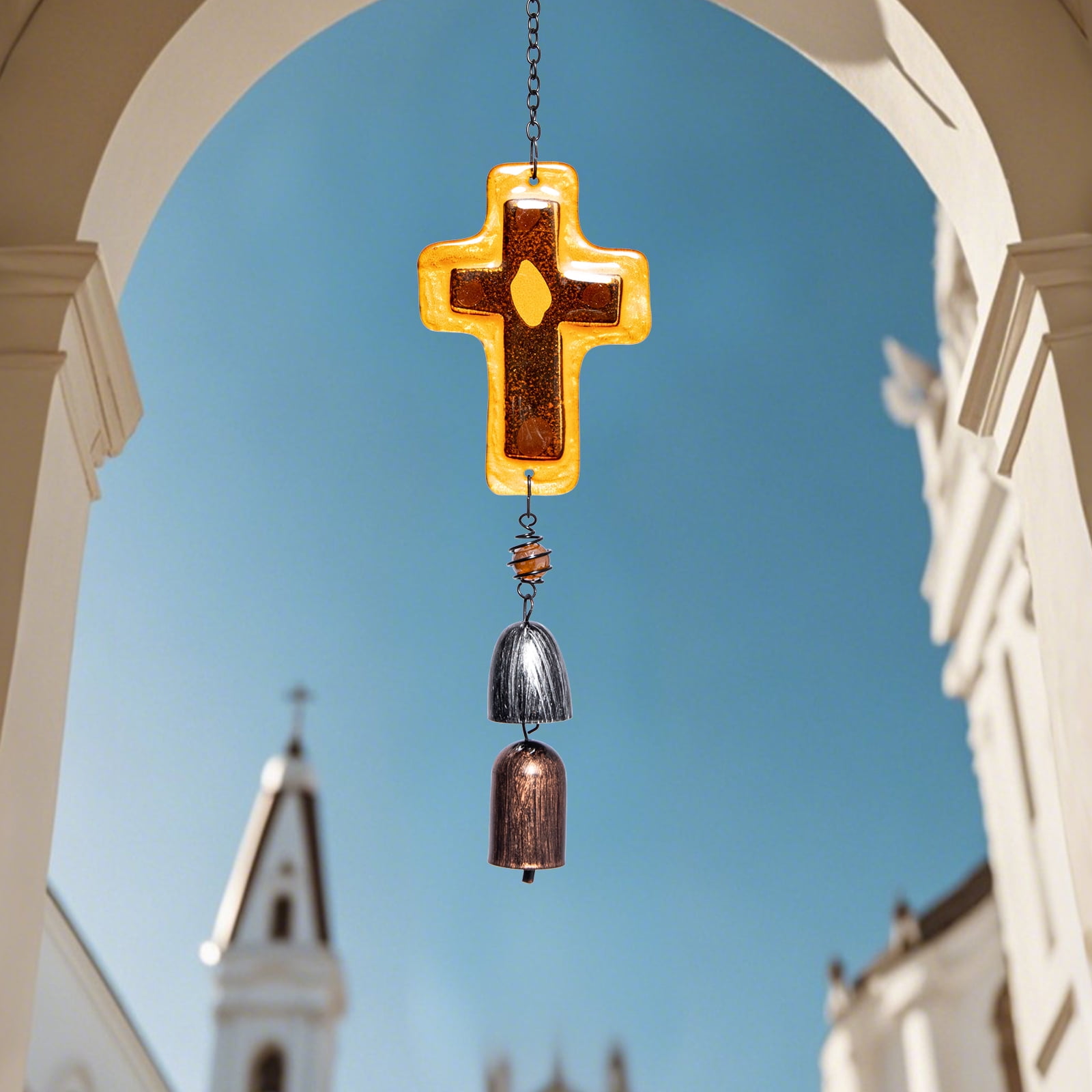 Outdoor Wind Chimes, Decorative Wind Chimes, Cross Wind Chimes, Hot ...