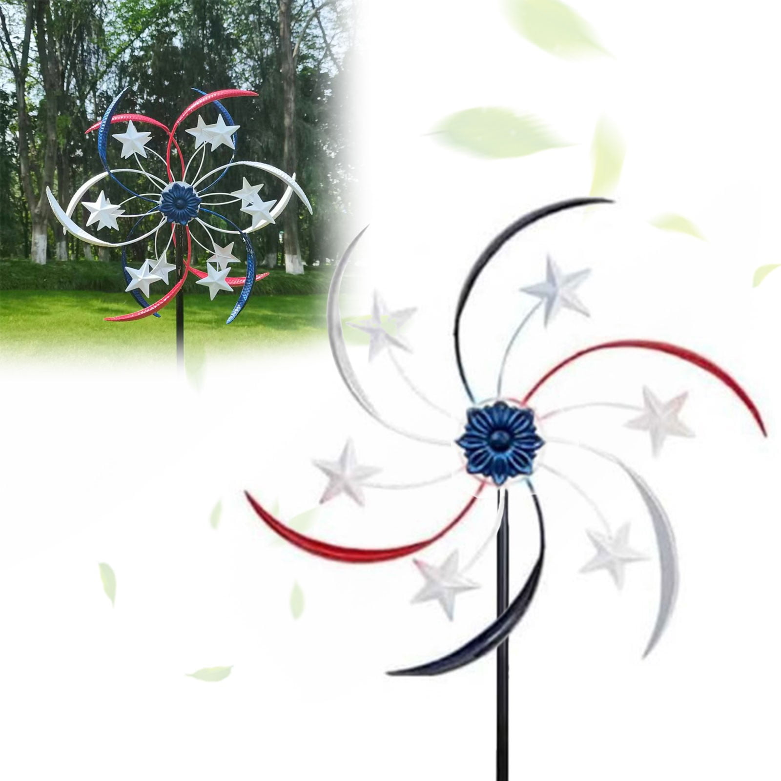 Outdoor Wind Red White And Blue Wind Power Patio And Garden Exterior ...