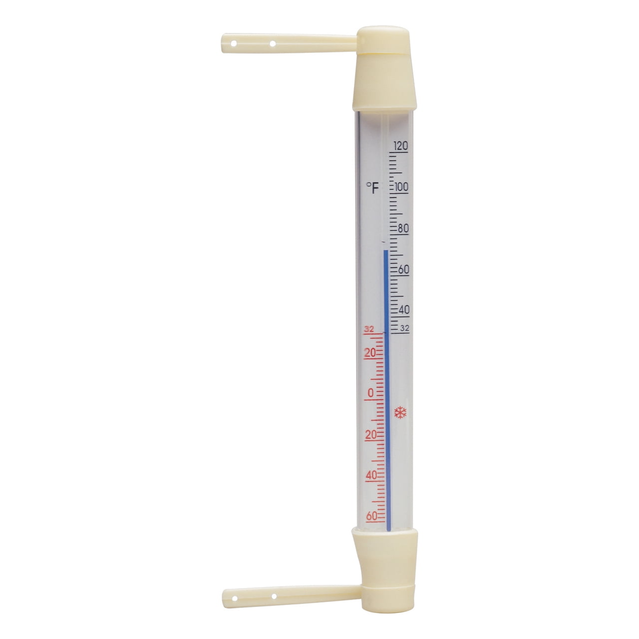 Outdoor Window Frame Thermometer 8 inch tall White Plastic - Walmart.com