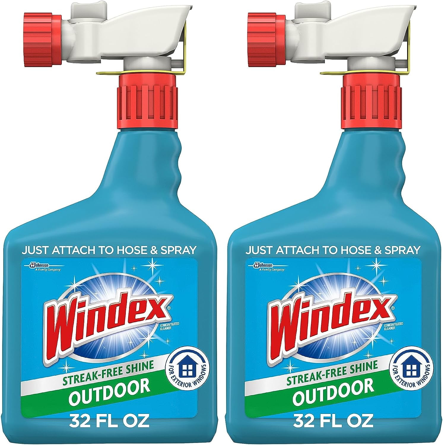 Outdoor Window and Glass Cleaner for Hose Ammonia Free, Concentrated ...