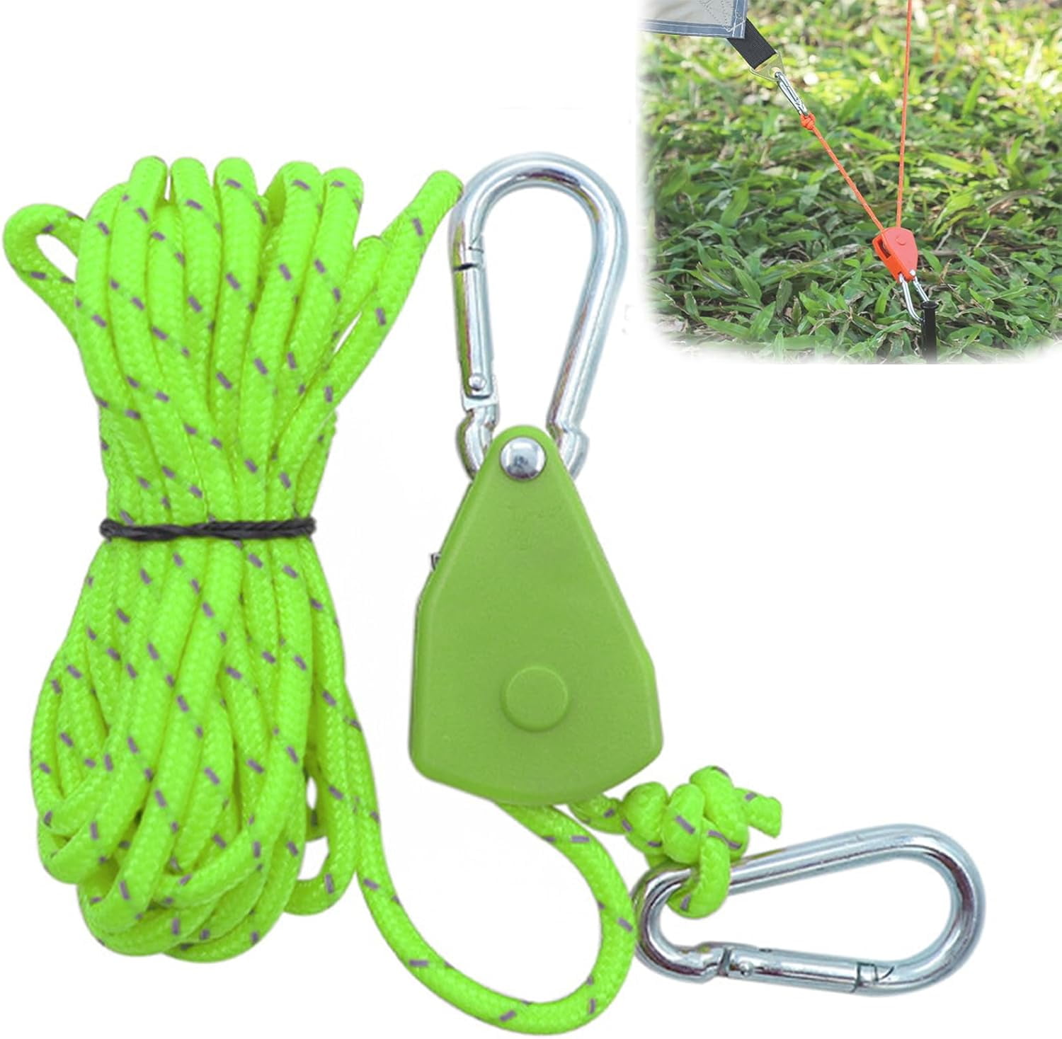 Outdoor Windproof Rope,Camping Rope,Nylon Rope Retractable Straps ...