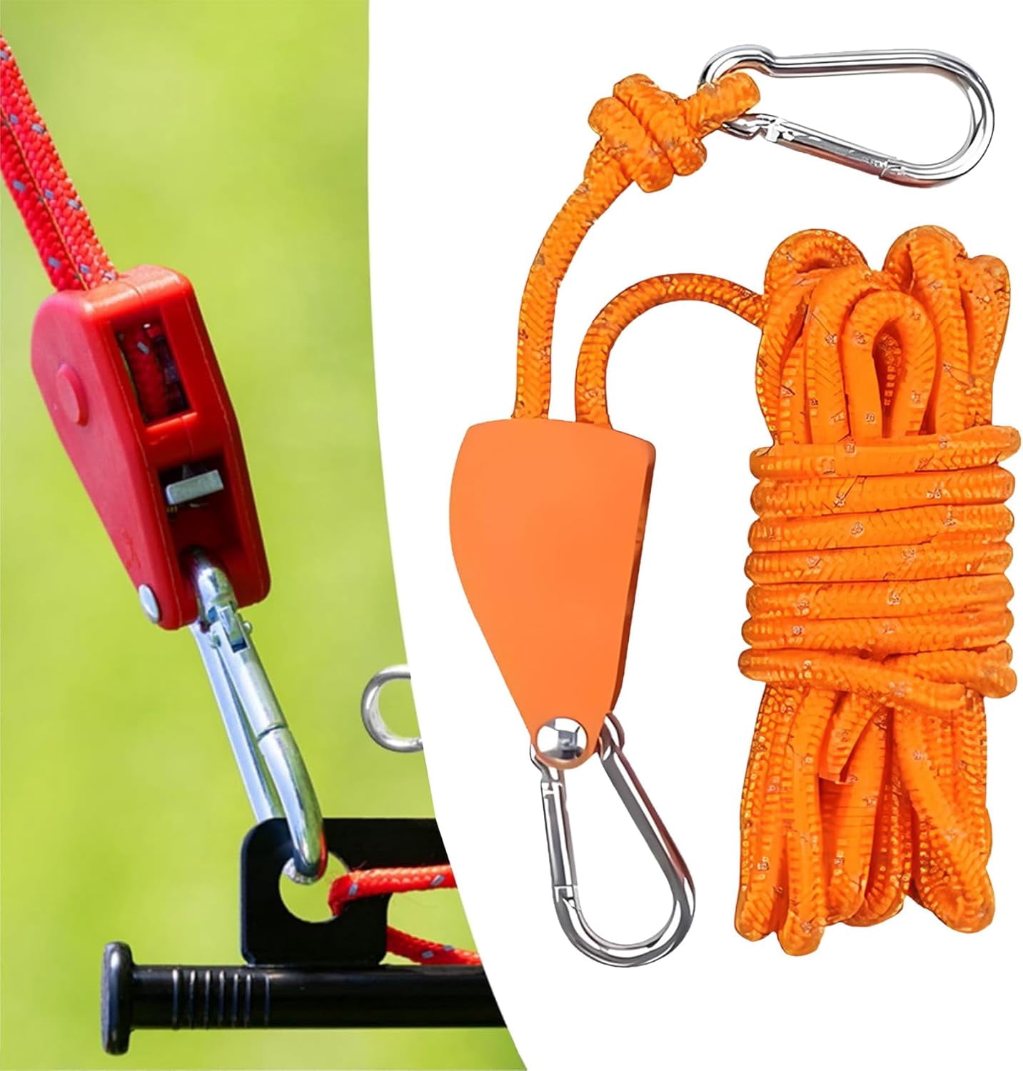 Outdoor Windproof Rope, Portable Adjustable Windproof Fix Camping Rope ...