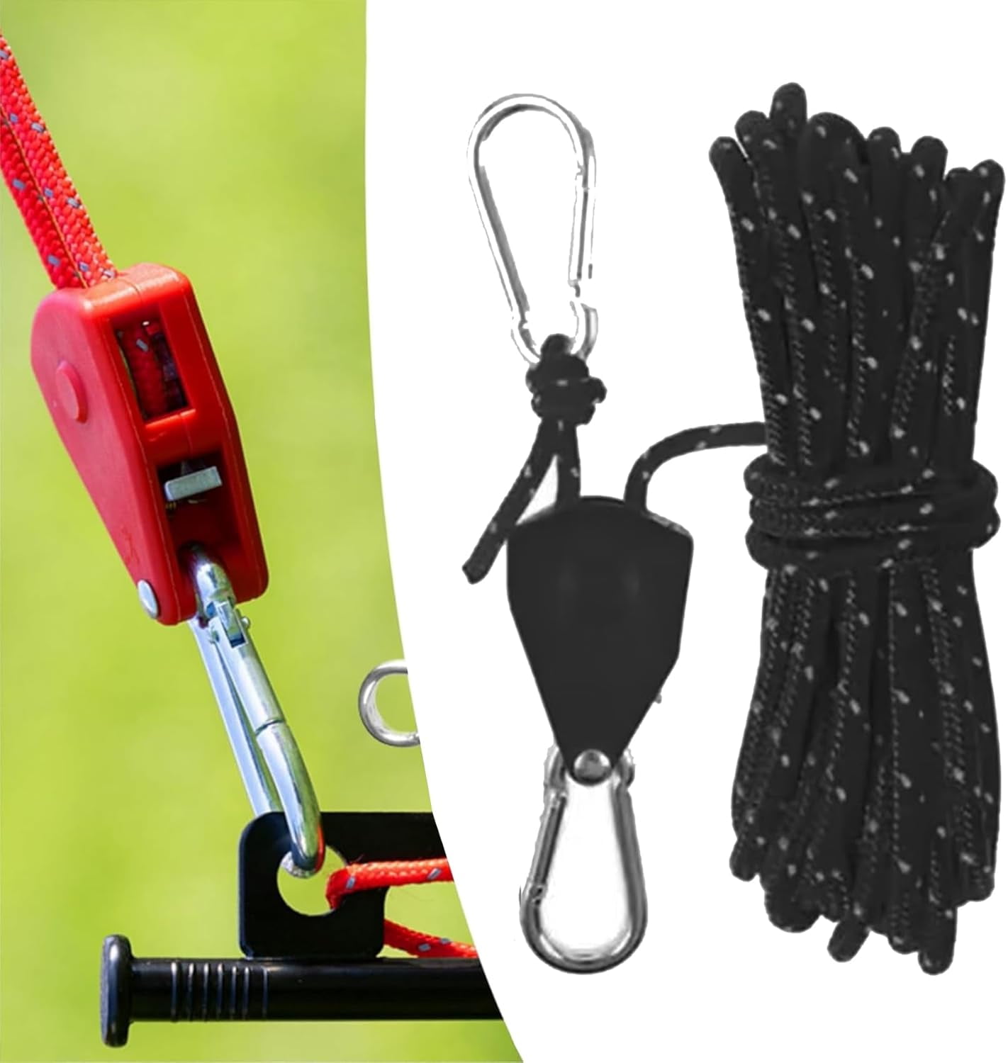 Outdoor Windproof Rope, Portable Adjustable Windproof Fix Camping Rope ...