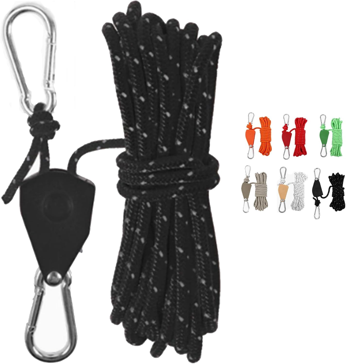 Outdoor Windproof Rope, Reflective Wind Rope Pulley Regulator, Ratchet ...
