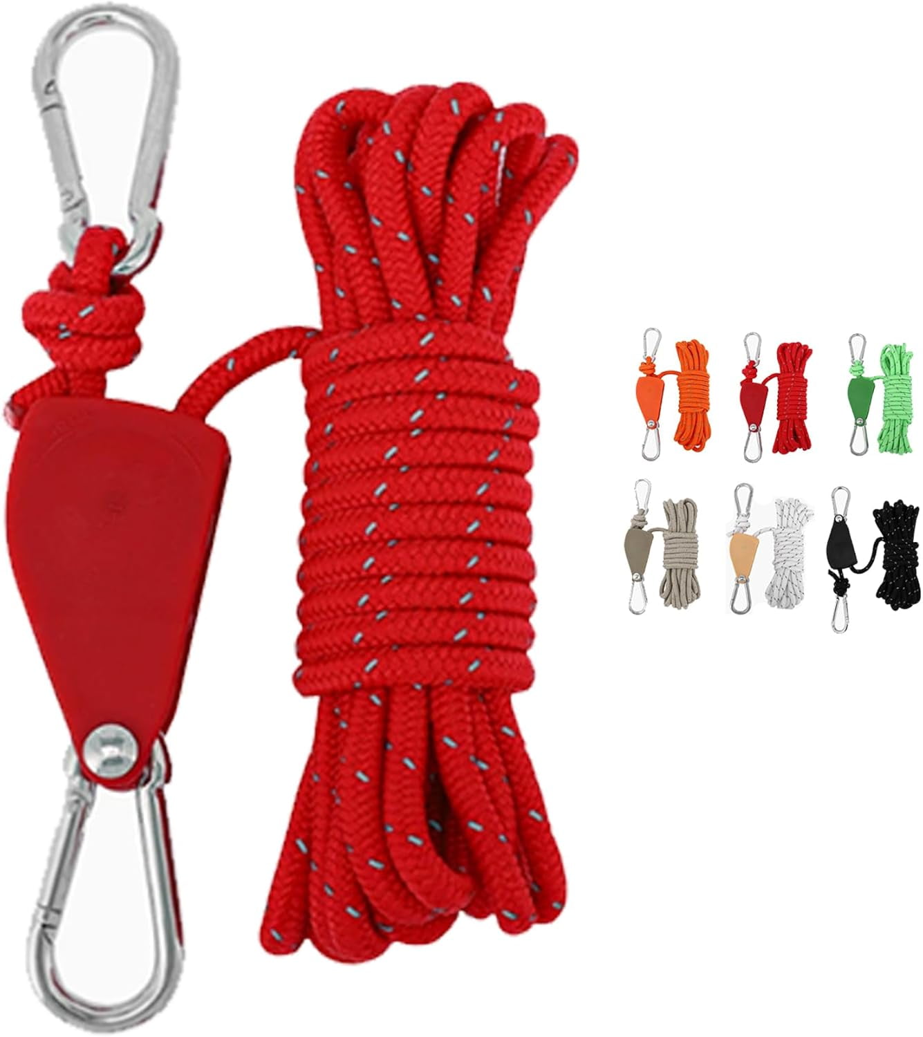 Outdoor Windproof Rope, Reflective Wind Rope Pulley Regulator, Ratchet ...