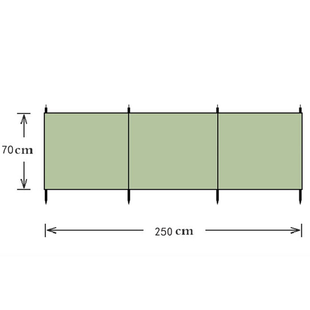Outdoor Windscreen Portable Windshield Privacy Screen for Camping ...