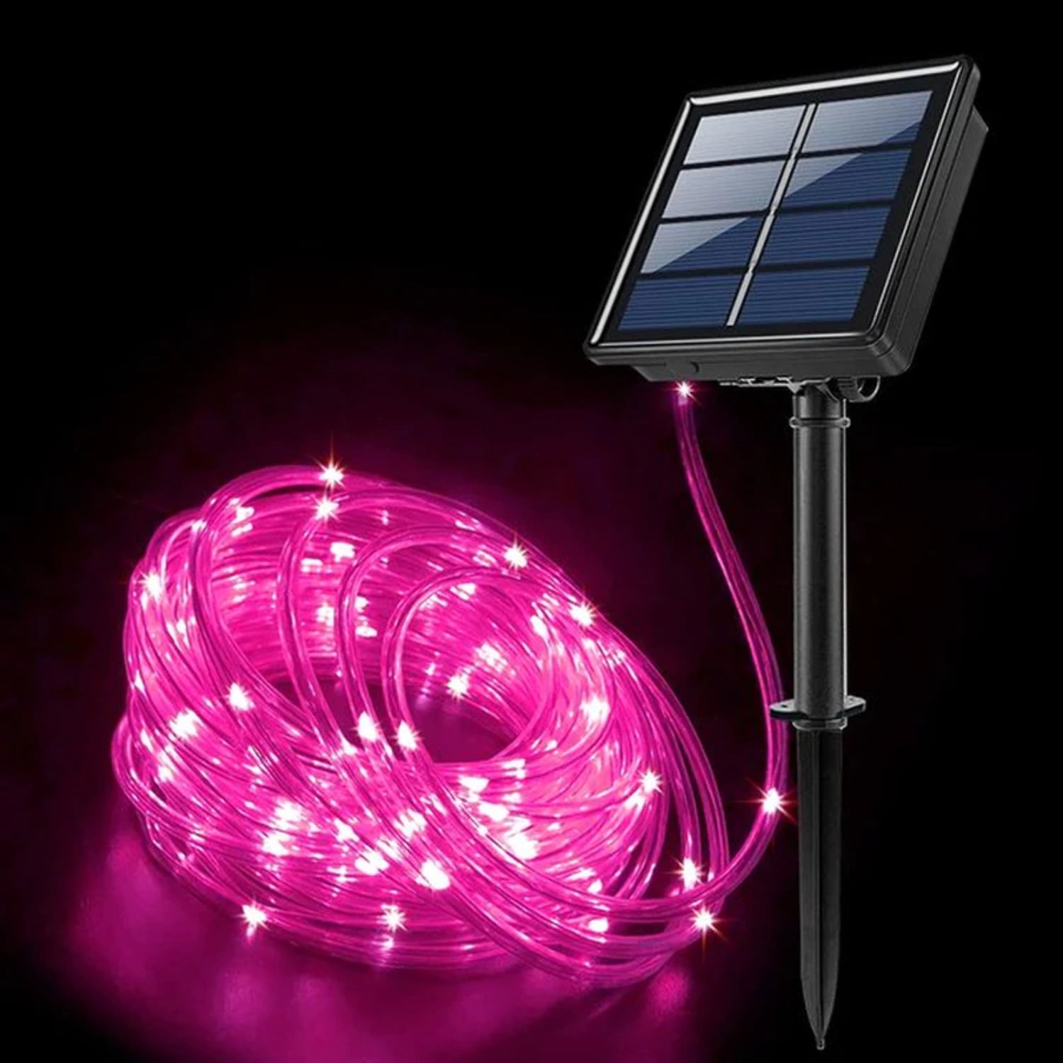 Outdoor Winter Solar LED Tube Rope String Light: Christmas and New Year ...