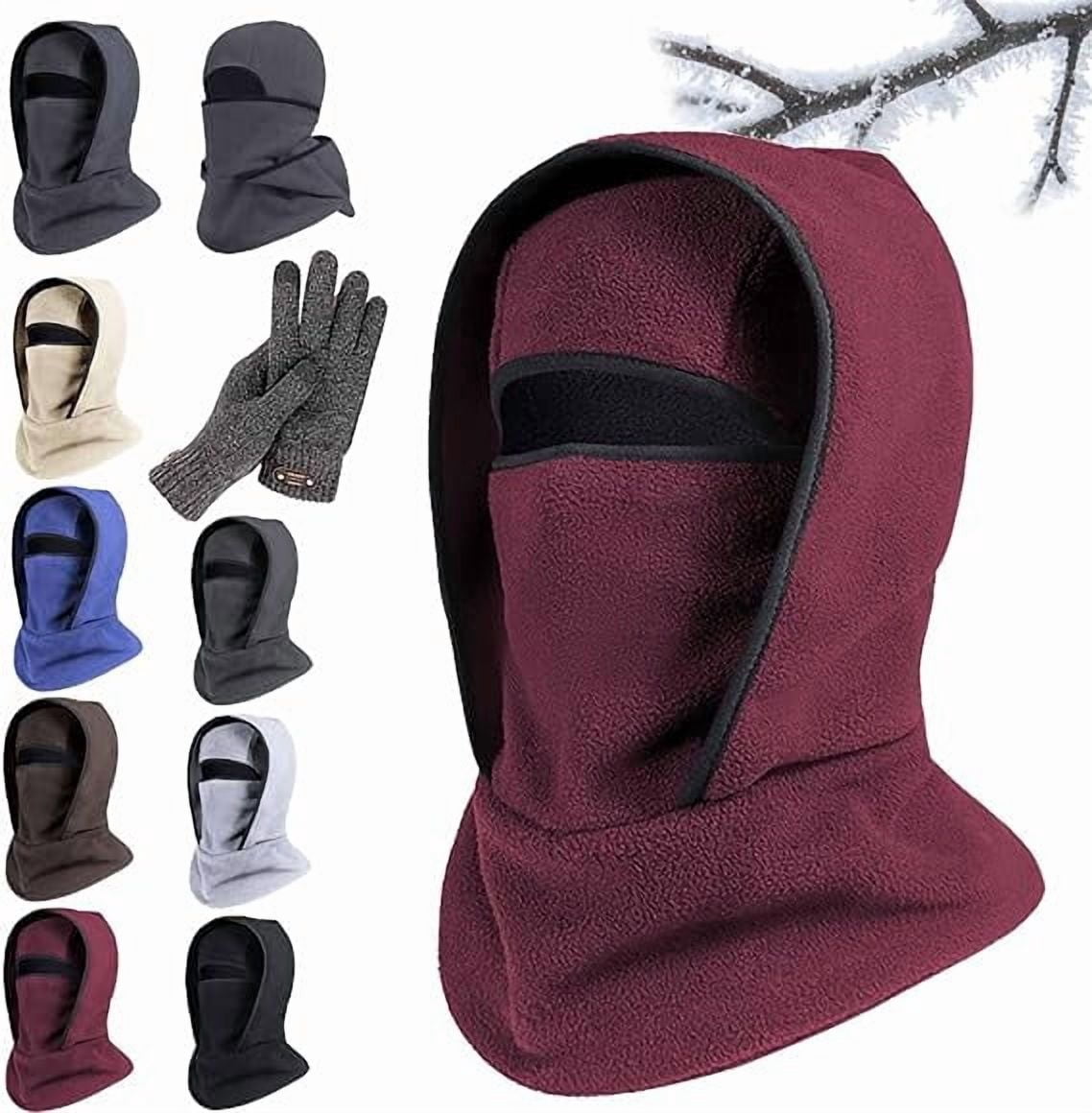 Outdoor Winter Warm Hat Neckband, Integrated Cycling Mask, Ski Head ...