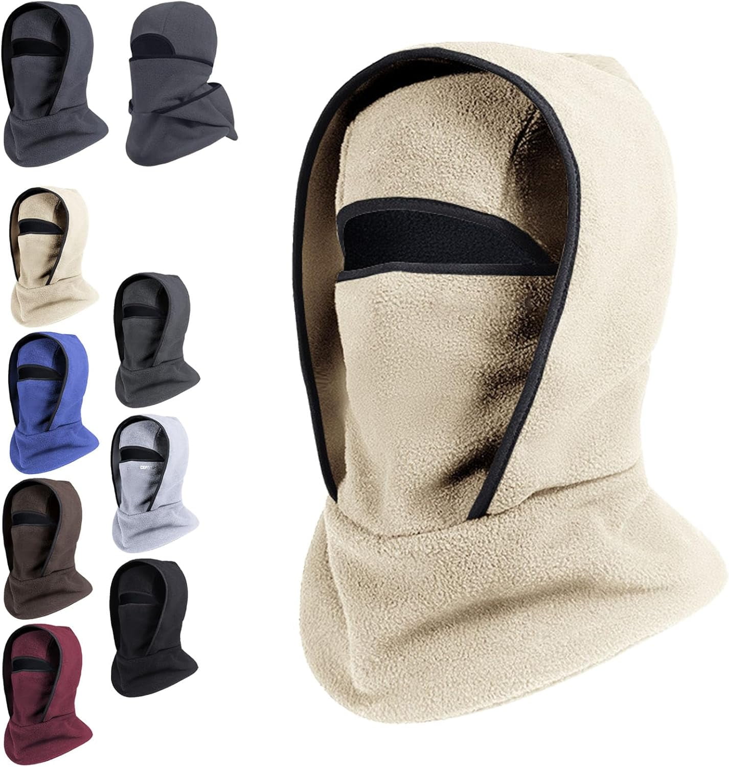 Outdoor Winter Warm Hat Neckband Integrated Cycling Mask Sports, 3-in-1 ...