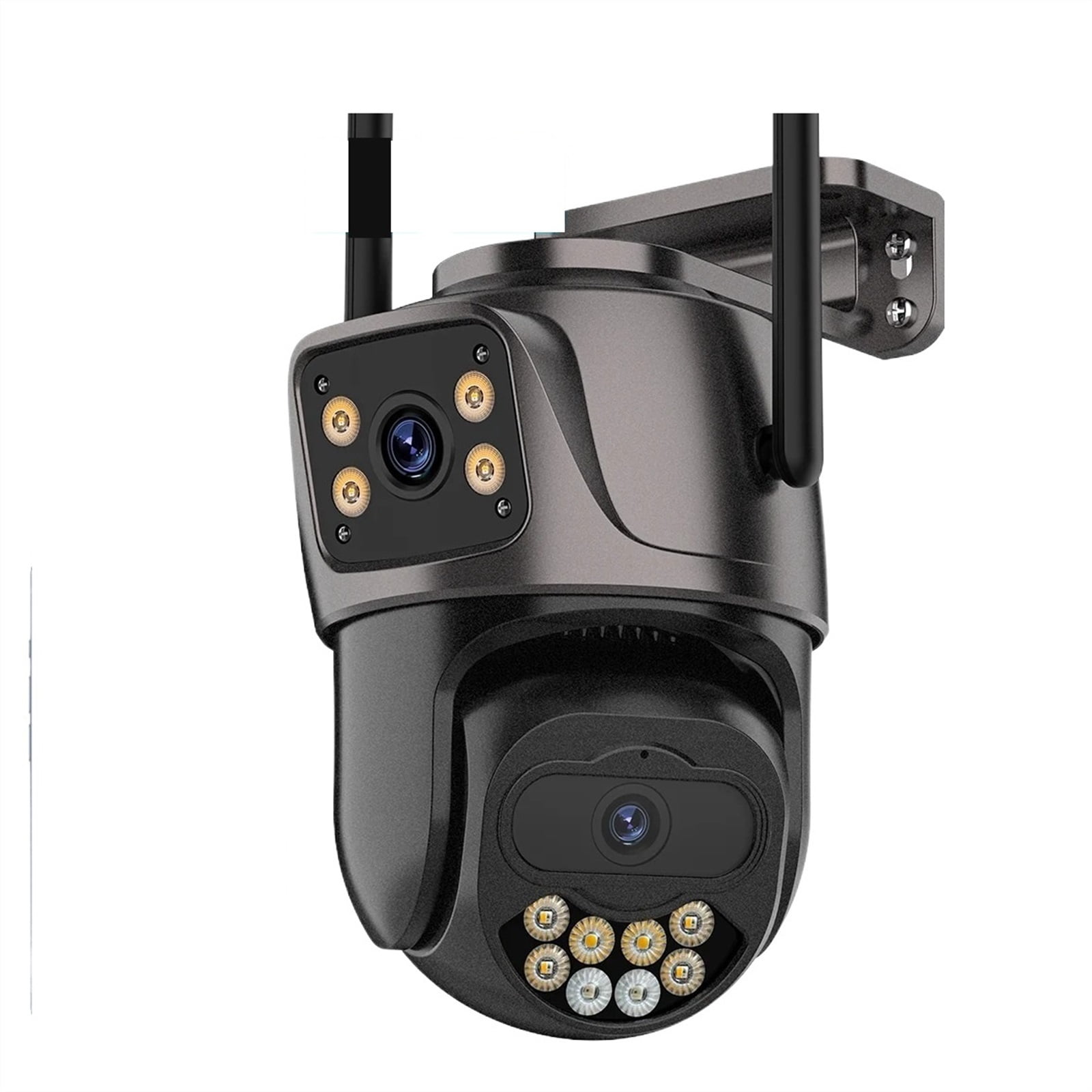 Outdoor Wireless Security IP Camera 4K 8MP HD Dual Lens External PTZ ...