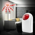 Outdoor Wireless Siren Home Security Burglar Alarm System 110dB Loud ...
