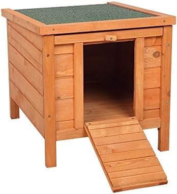 Outdoor Wooden Chicken Coop,Multi-Level Hen House, WaterproofPet Rabbit ...