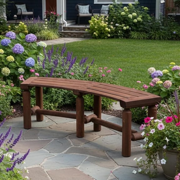 Outdoor Fire Pit Benches and Patio Seating for Garden and Backyard