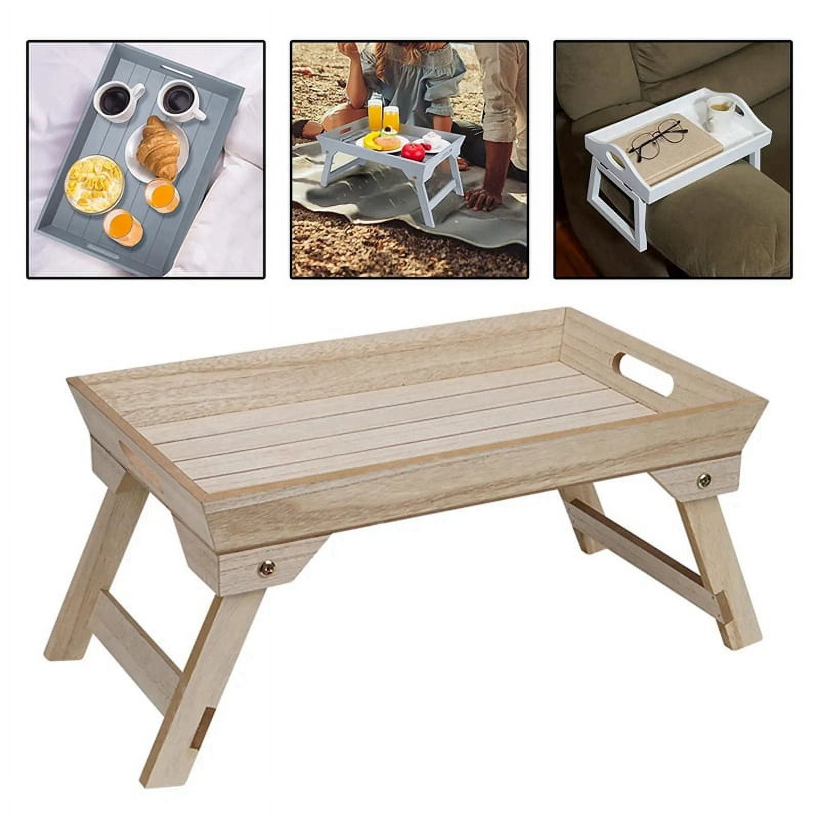 Outdoor ,Wooden Lazy Dormitory Bed Laptop Small Table,Tray Camping ...