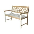 Outdoor X-back Bench - Unfinished - Walmart.com