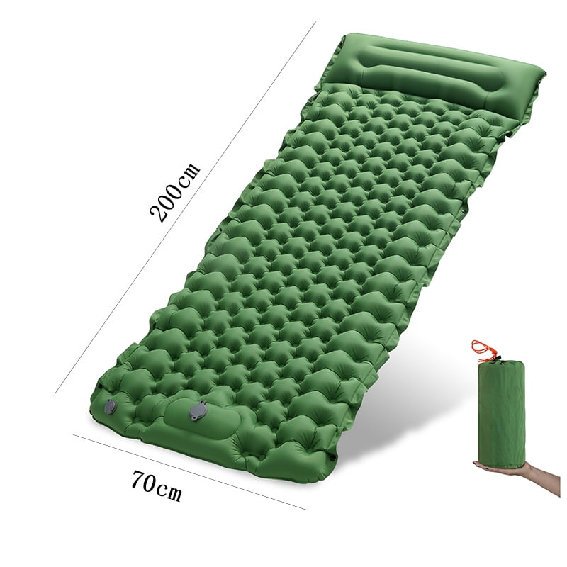 Outdoor air bed ultralight Double Self-Inflatable Mattress Portable ...