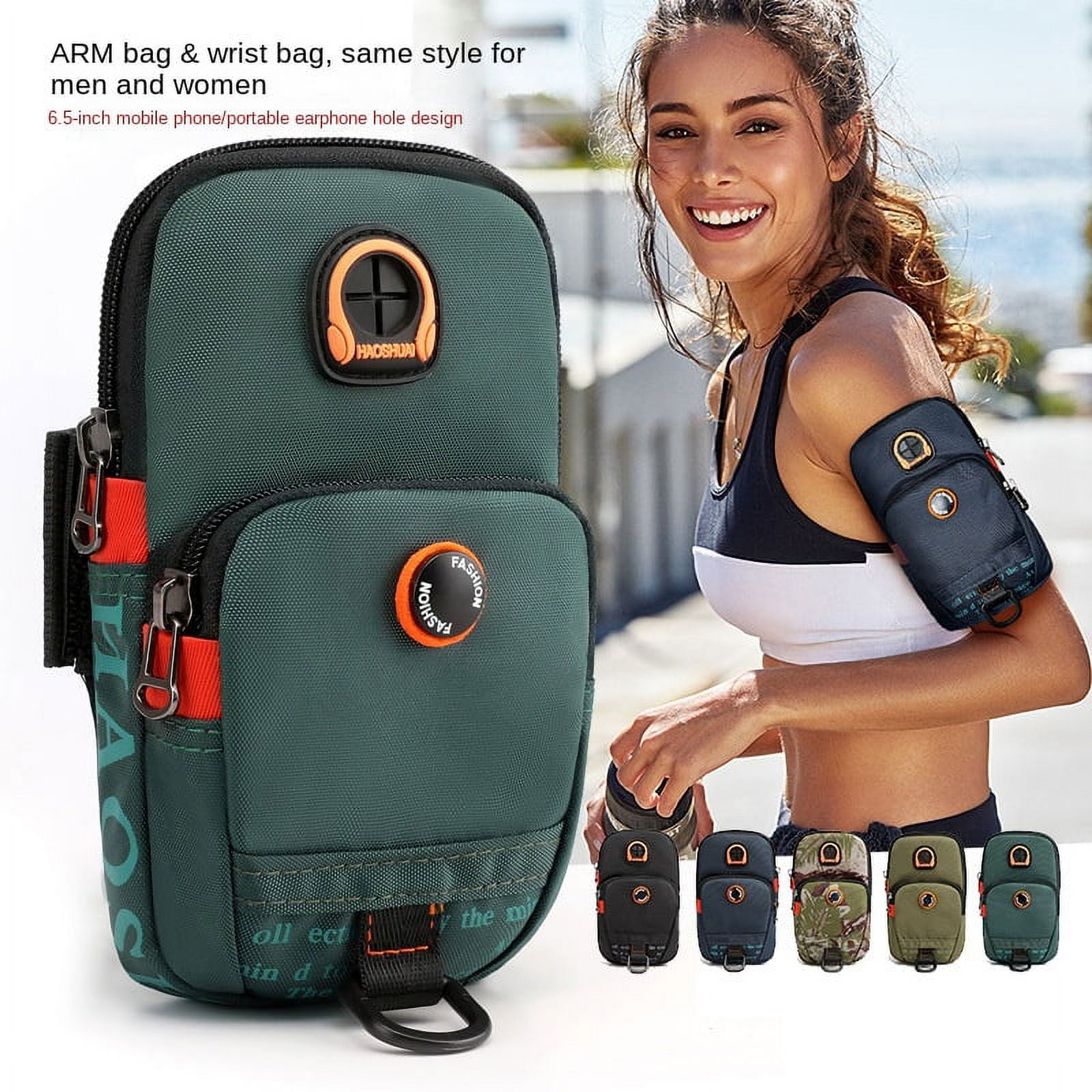 Outdoor arm bag sports running arm bag, men's and women's mobile phone ...