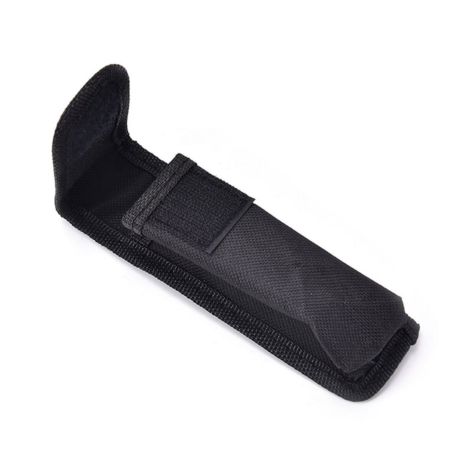 Outdoor black nylon Flashlight Pouch Flashlight Holster Torch Pouch ...