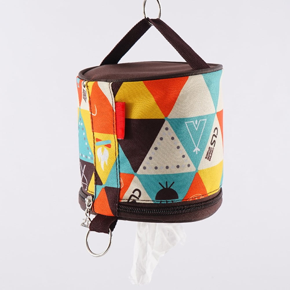 Outdoor Camping Toilet Roll Paper Storage Holder Folding Paper Storage ...