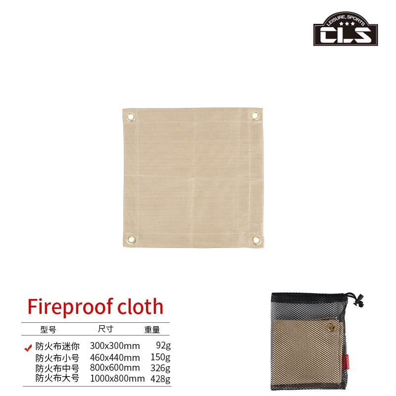 Outdoor camping fireproof cloth picnic barbecue heat insulation mat ...
