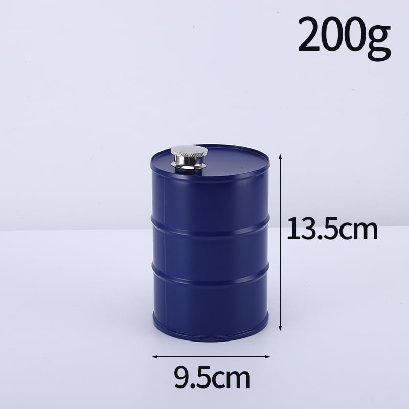 Outdoor creative camping flask 304 stainless steel cylindrical flask ...